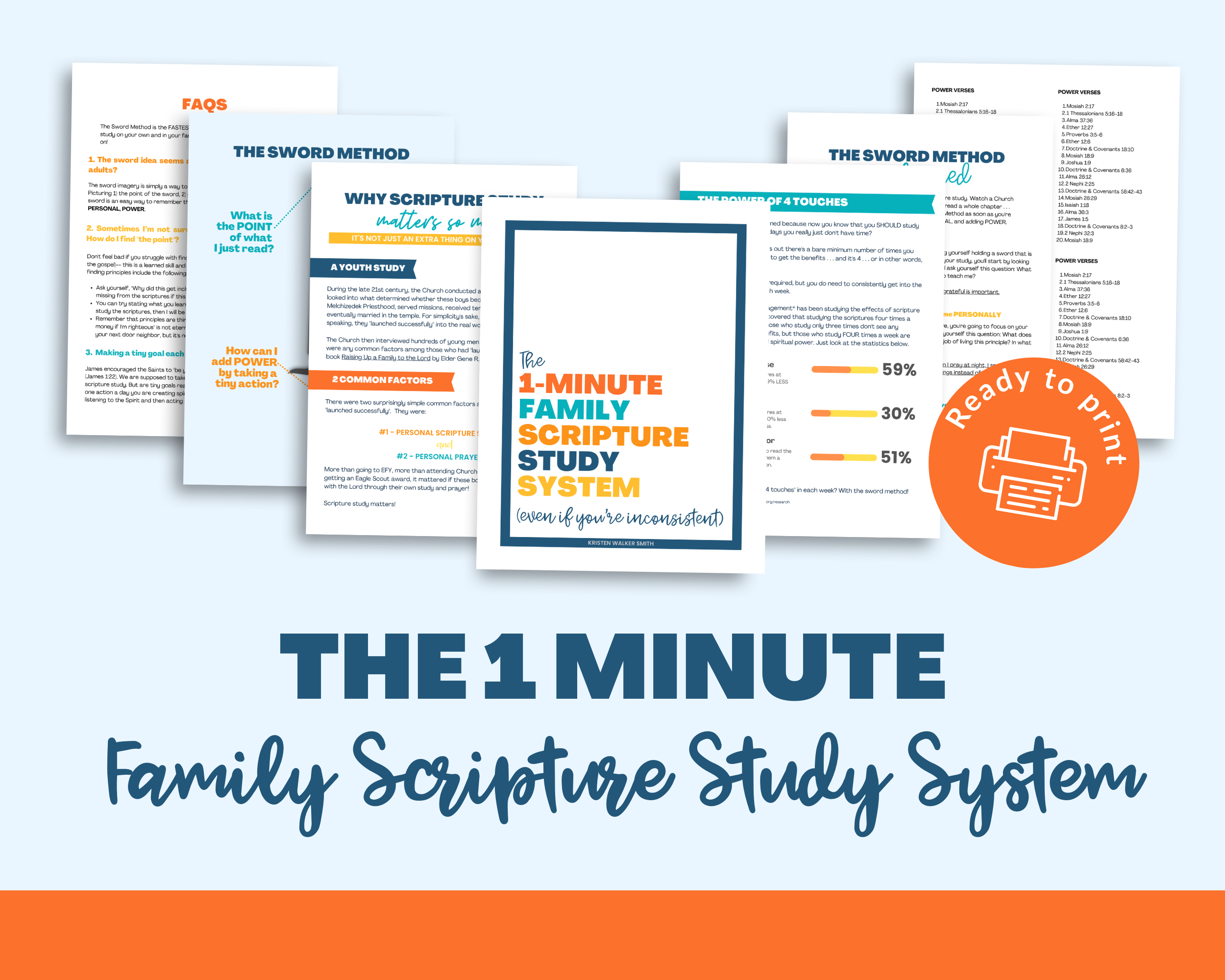 The 1-Minute Family Scripture Study System (PDF) – Start Here with ...